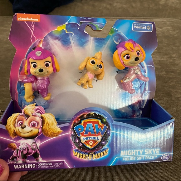Toys | Paw Patrol The Mighty Movie Mighty Skye Figure Gift Set New 223 ...